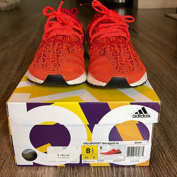 adidas | Shoes | Mens Adidas Ultraboost Uncaged Red | Poshmark